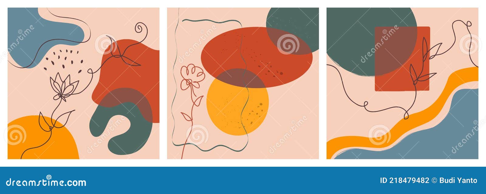 Hand Drawn Various Shapes and Objects. Doodle Abstract Contemporary ...