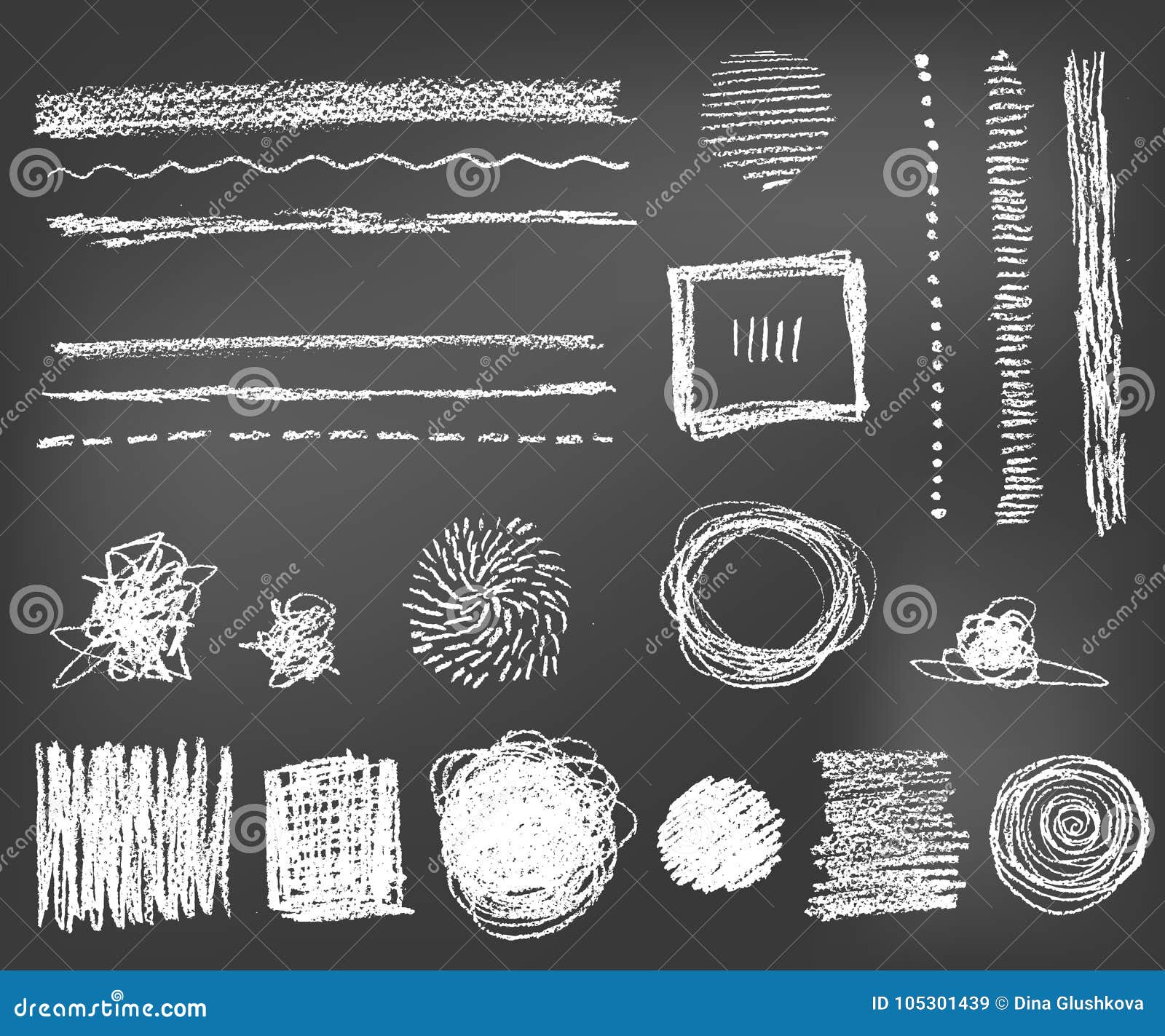 Hand Drawn Vector Abstract Elements. Line, Dots, Doodles and Sta Stock ...