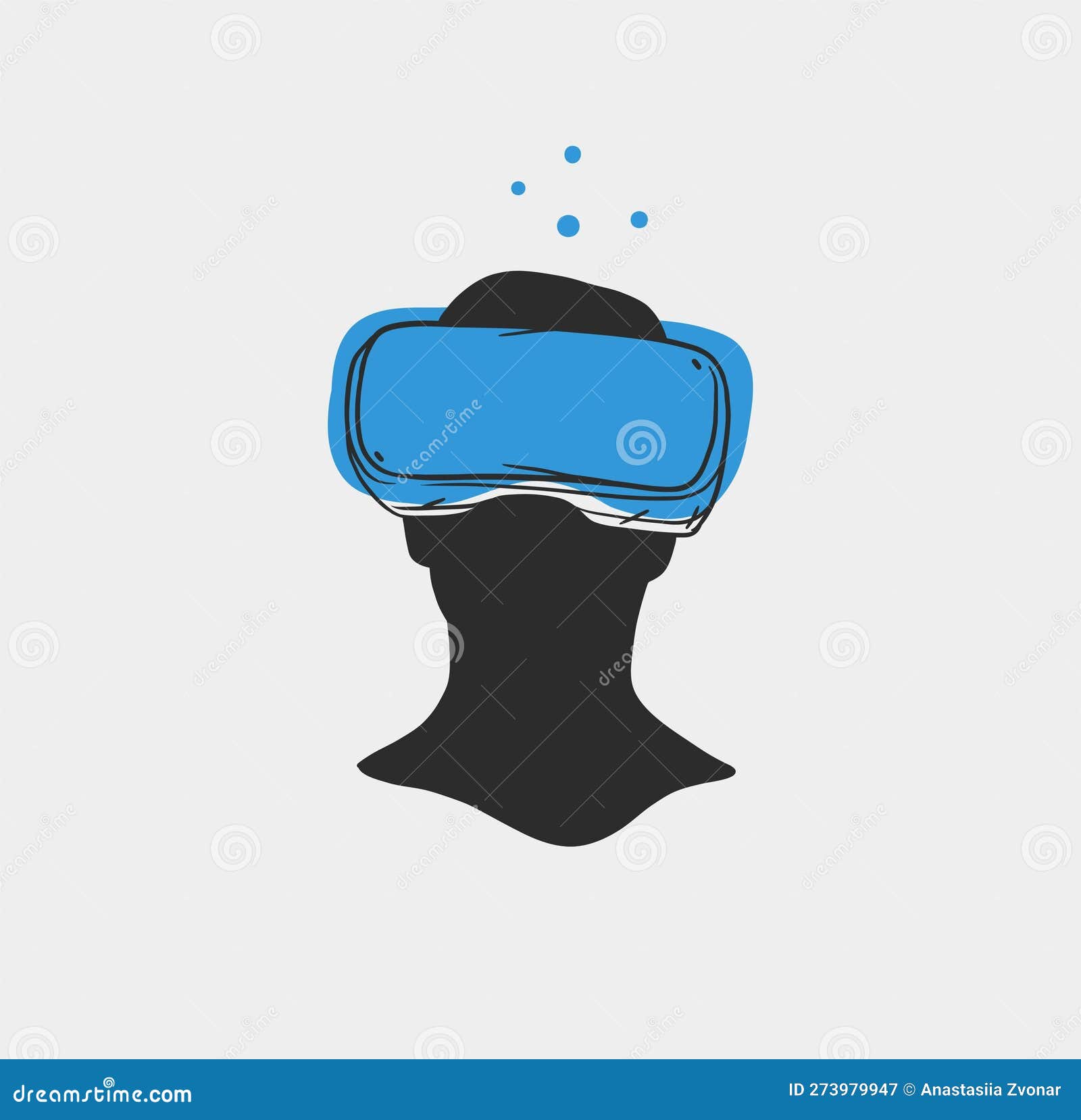 Hand Drawn Vector Abstract Graphic Line Art Collection with Virtual ...