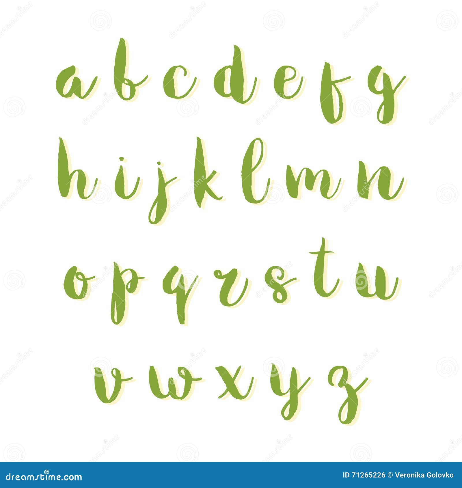 Hand drawn vector alphabet stock vector. Illustration of creative ...