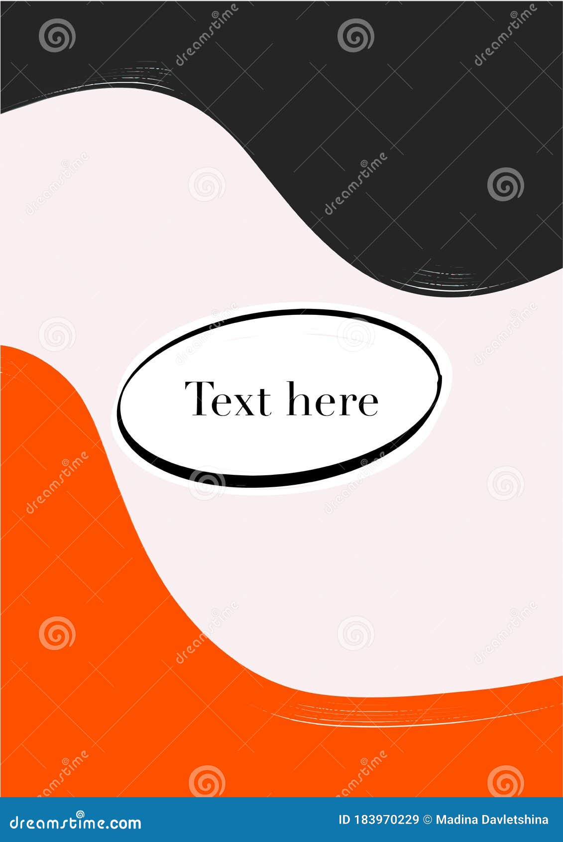 Hand Drawn Vector Colored Background for Text Stock Vector ...