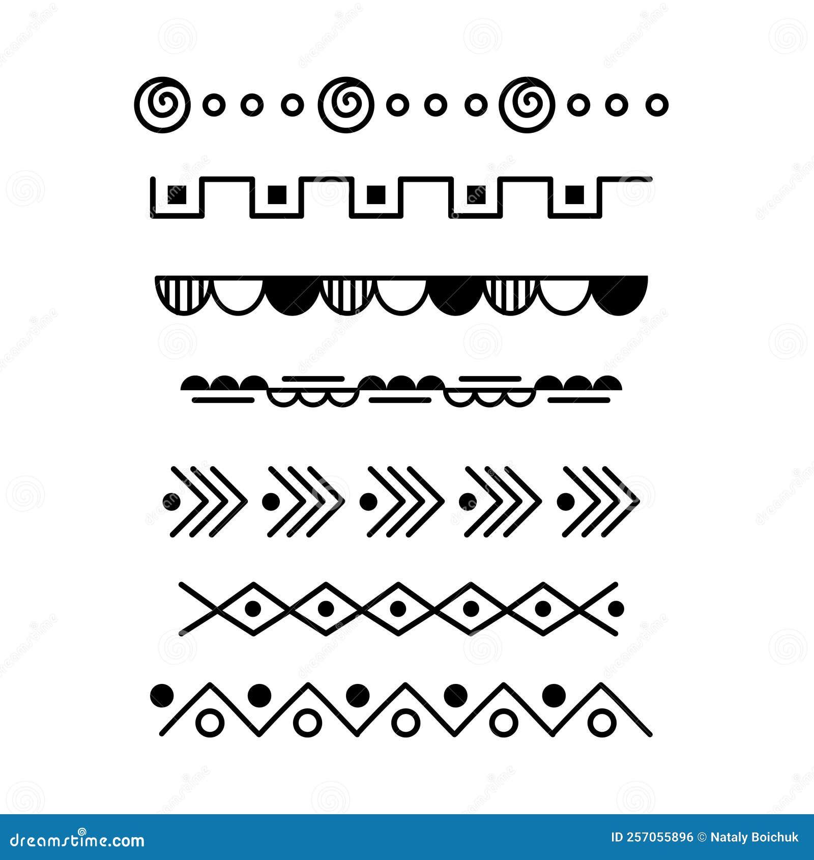 Hand Drawn Vector Dividers.Doodle Design Elements Stock Vector ...