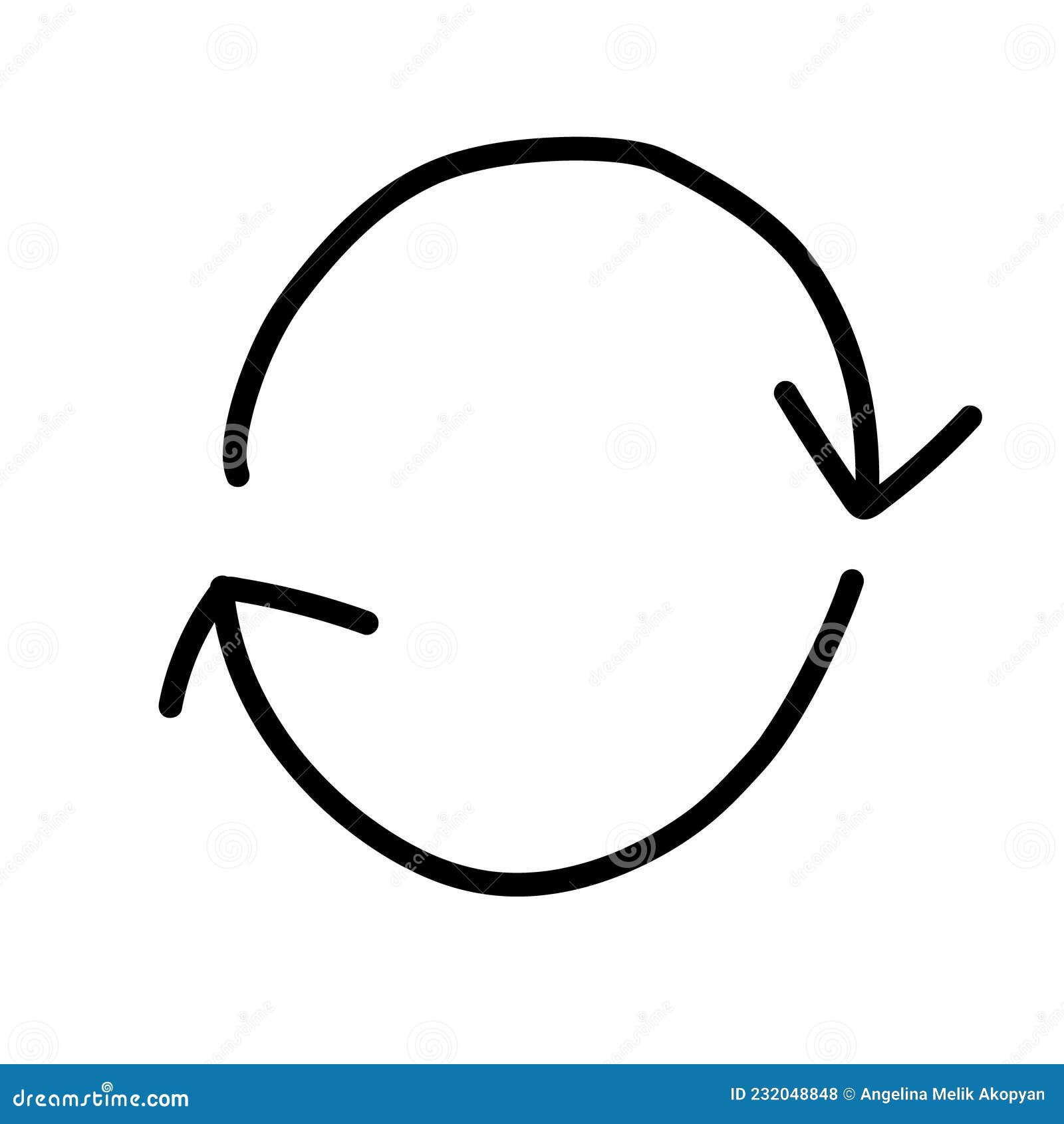 Hand Drawn Vector Doodle Illustration, Abstract Handwriting Stock ...