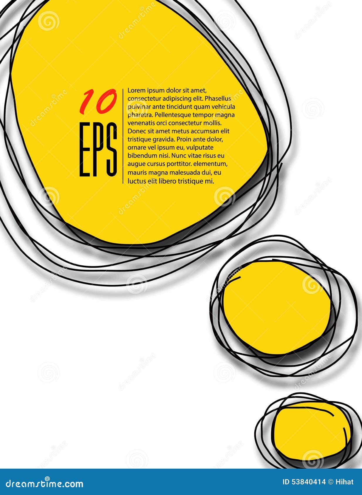 Hand Drawn Vector Framework, Cartoon Style Stock Vector - Illustration ...