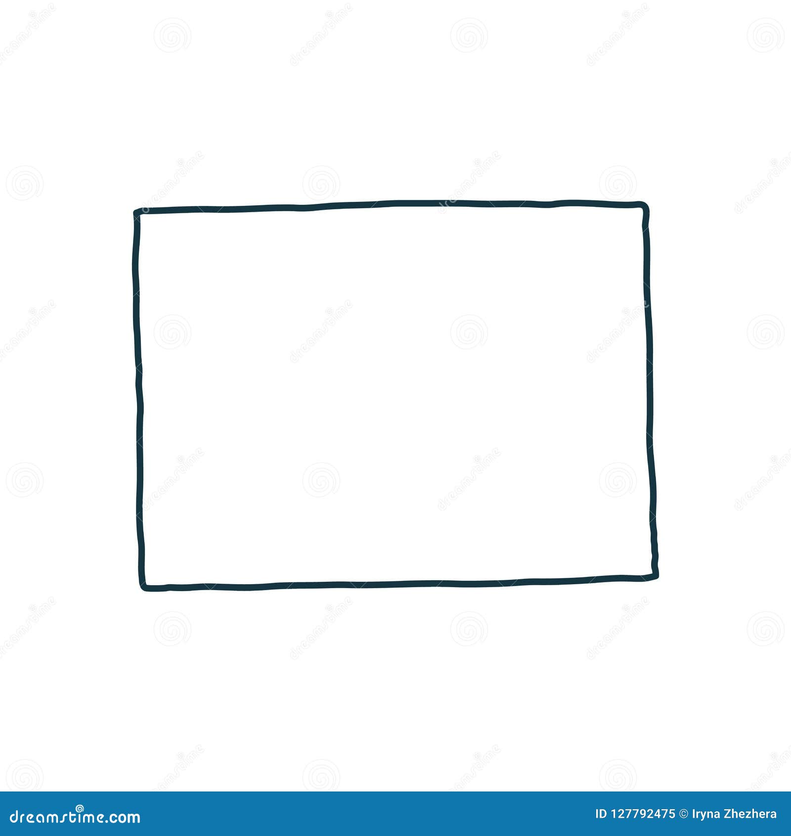 Hand Drawn Framework, Doodle Cartoon Style, Illust Royalty-Free Stock ...