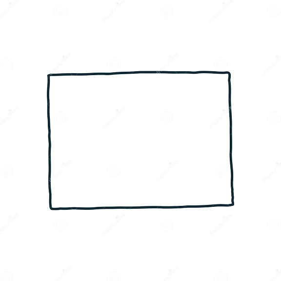 Hand Drawn Framework, Doodle Cartoon Style, Illust Stock Illustration ...