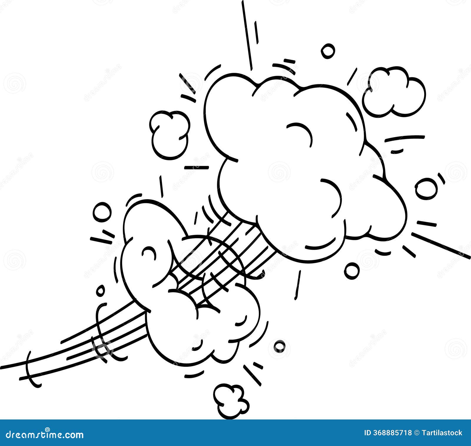 Smoke Puff Animation For Cartoon . Vector Illustration | CartoonDealer ...