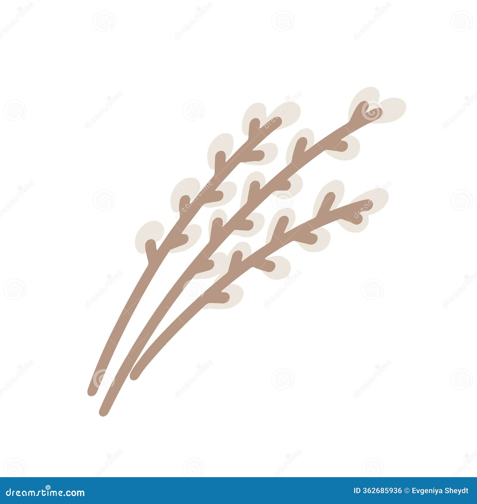 Easter Willow, Easter Digital Vector Illustration, Easter Cake, Easter Bunny, Easter, Easter ...