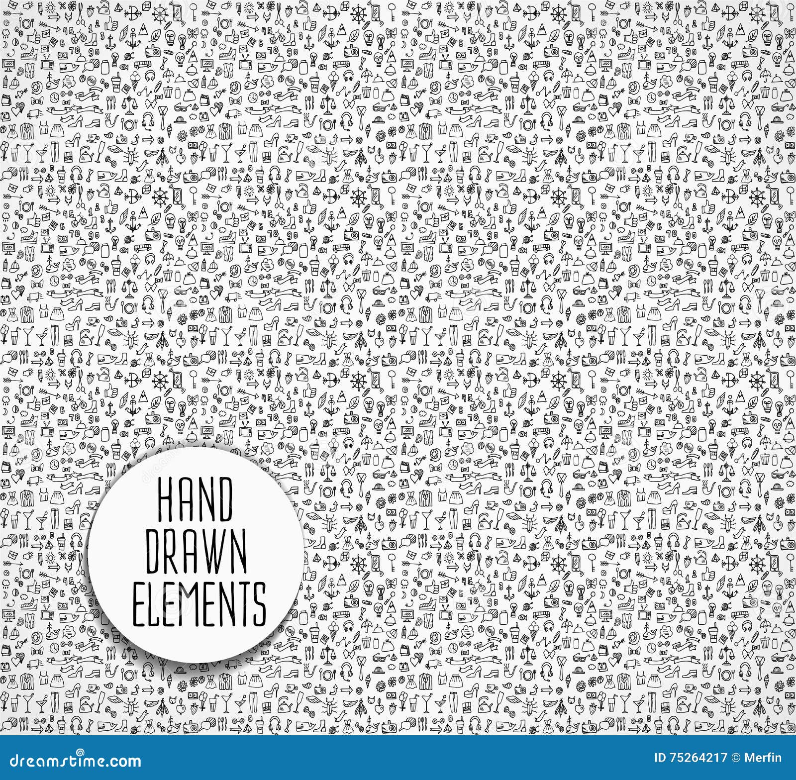 Hand Drawn Vector Illustration Stock Vector - Illustration of graph ...