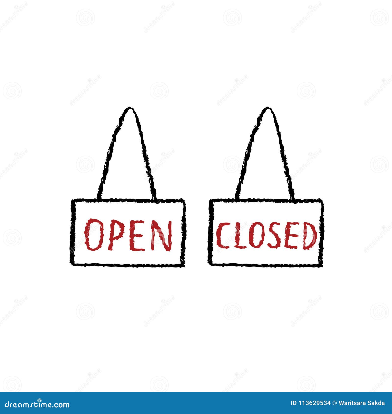 Open Close Sign Stock Illustrations – 6,126 Open Close Sign Stock ...