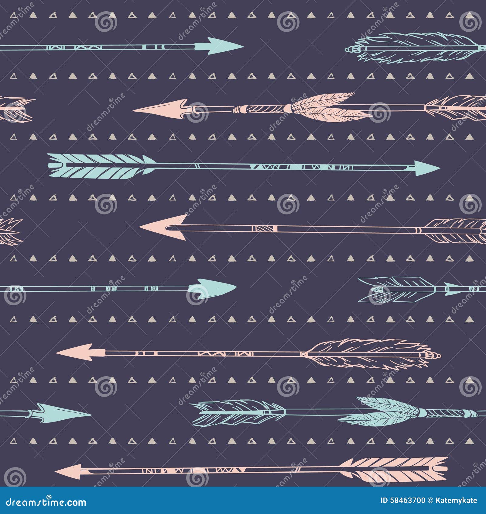 Illustration Of Seamless Pirate Symbols Background | CartoonDealer.com ...