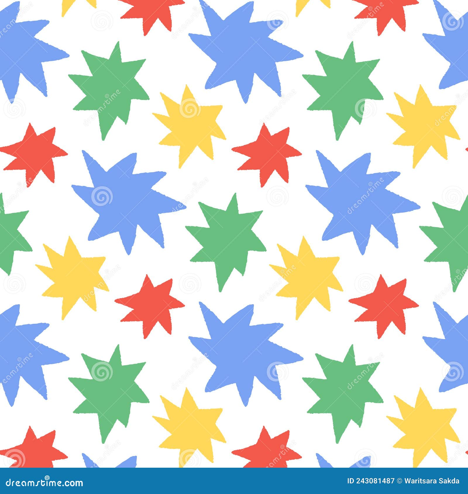 Hand Drawn Vector Illustration of Star Bursting Boom Pattern. Explosion ...