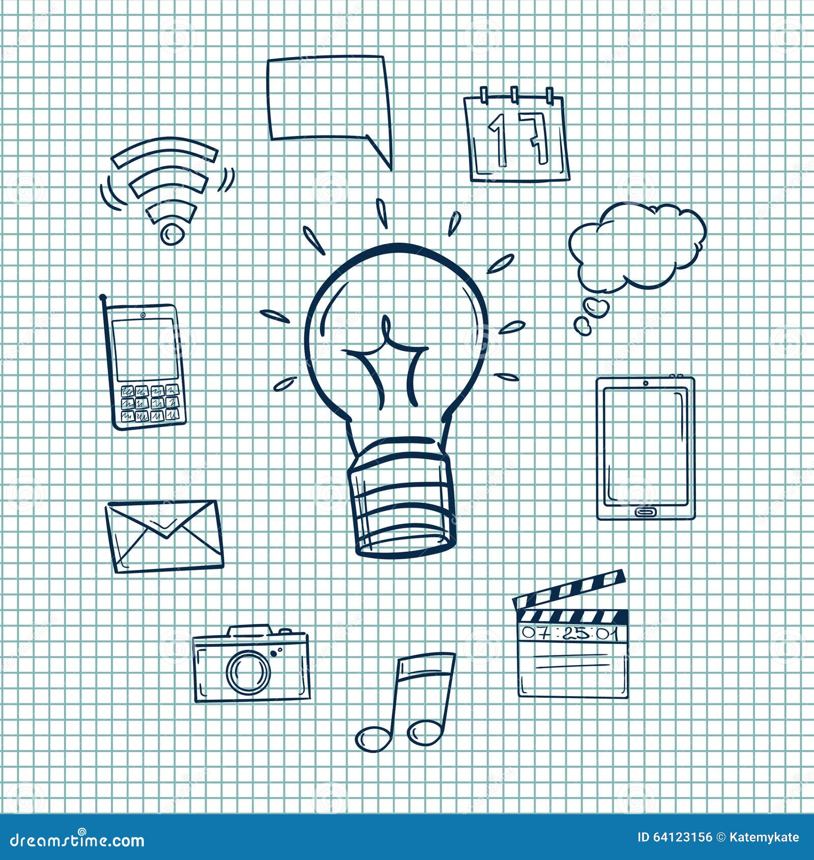 Drawn Vector Illustrations Set Stock Illustrations – 31,385 Drawn ...