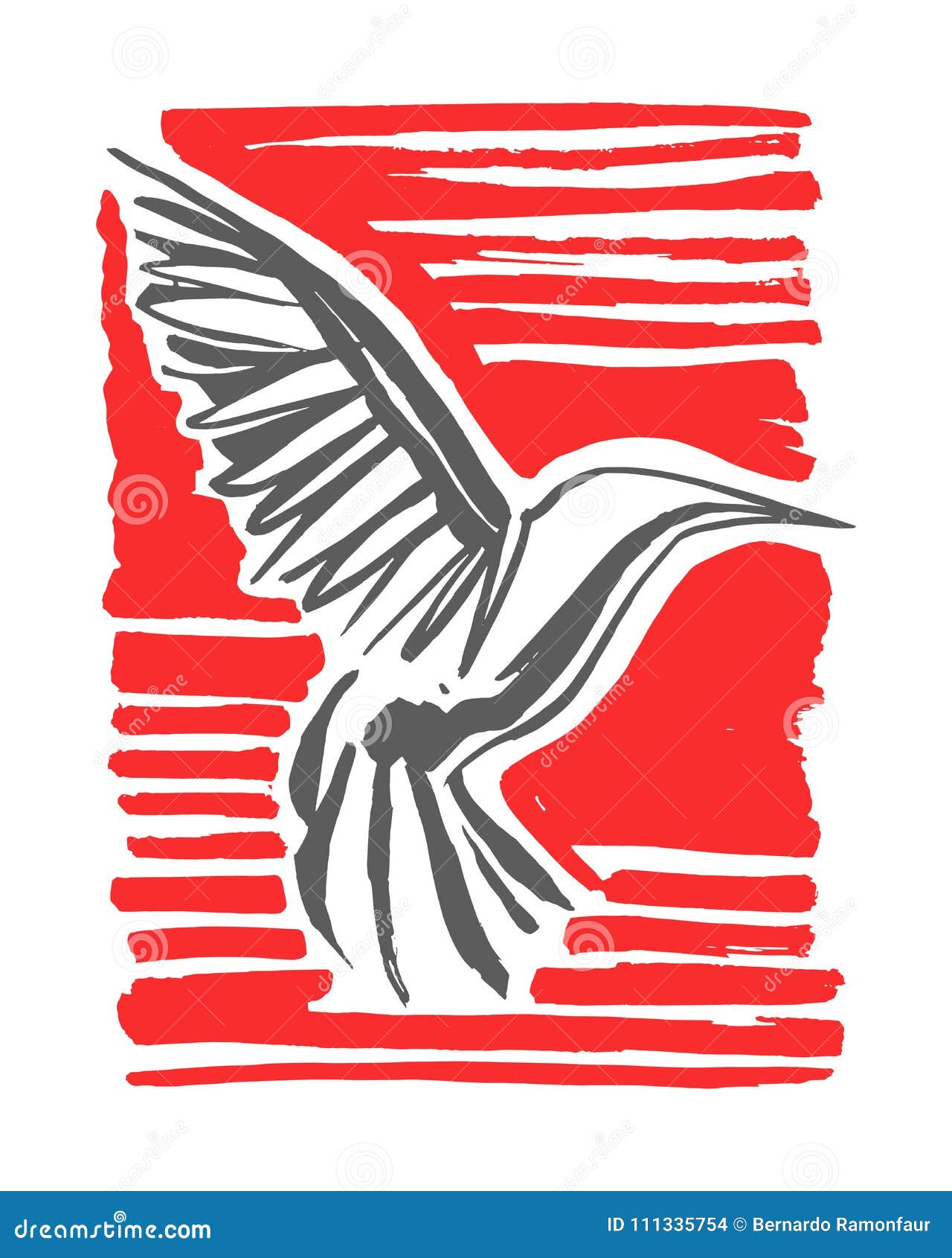 Bird Vector Ink Illustration or Drawing Stock Vector - Illustration of ...