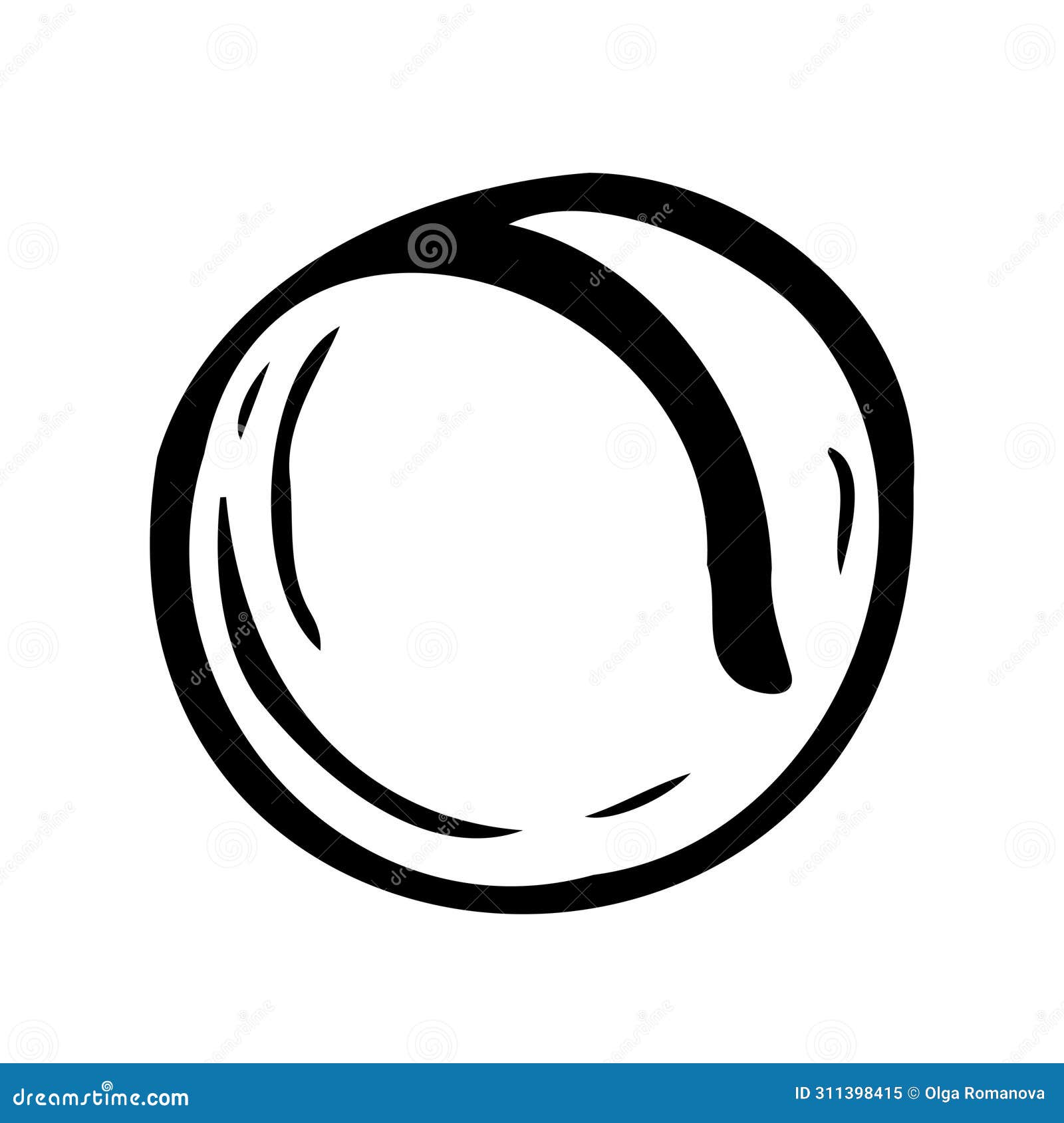 Illustration Notch Smartphone Device Mockup Isolated Touchscreen Modern ...