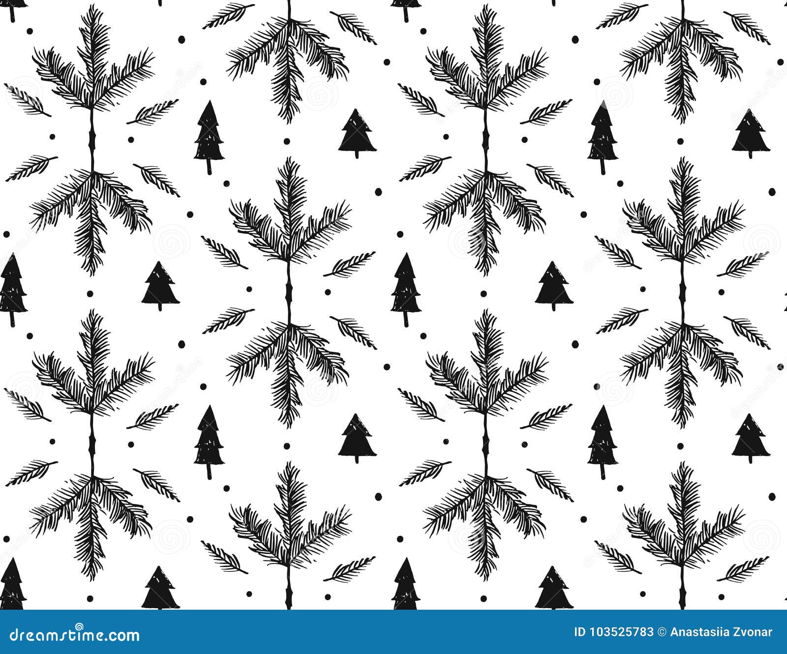 Hand Drawn Vector Merry Christmas Rough Freehand Graphic Design ...