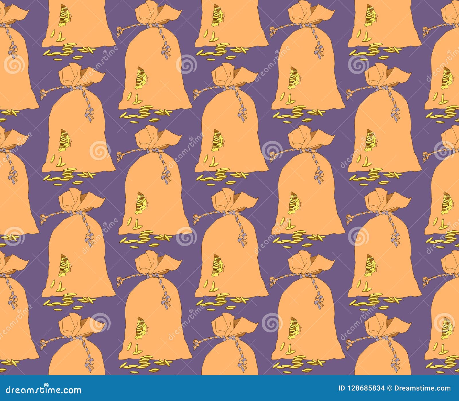 Hand-drawn Vector Pattern in a Cartoon Style. Stock Vector ...