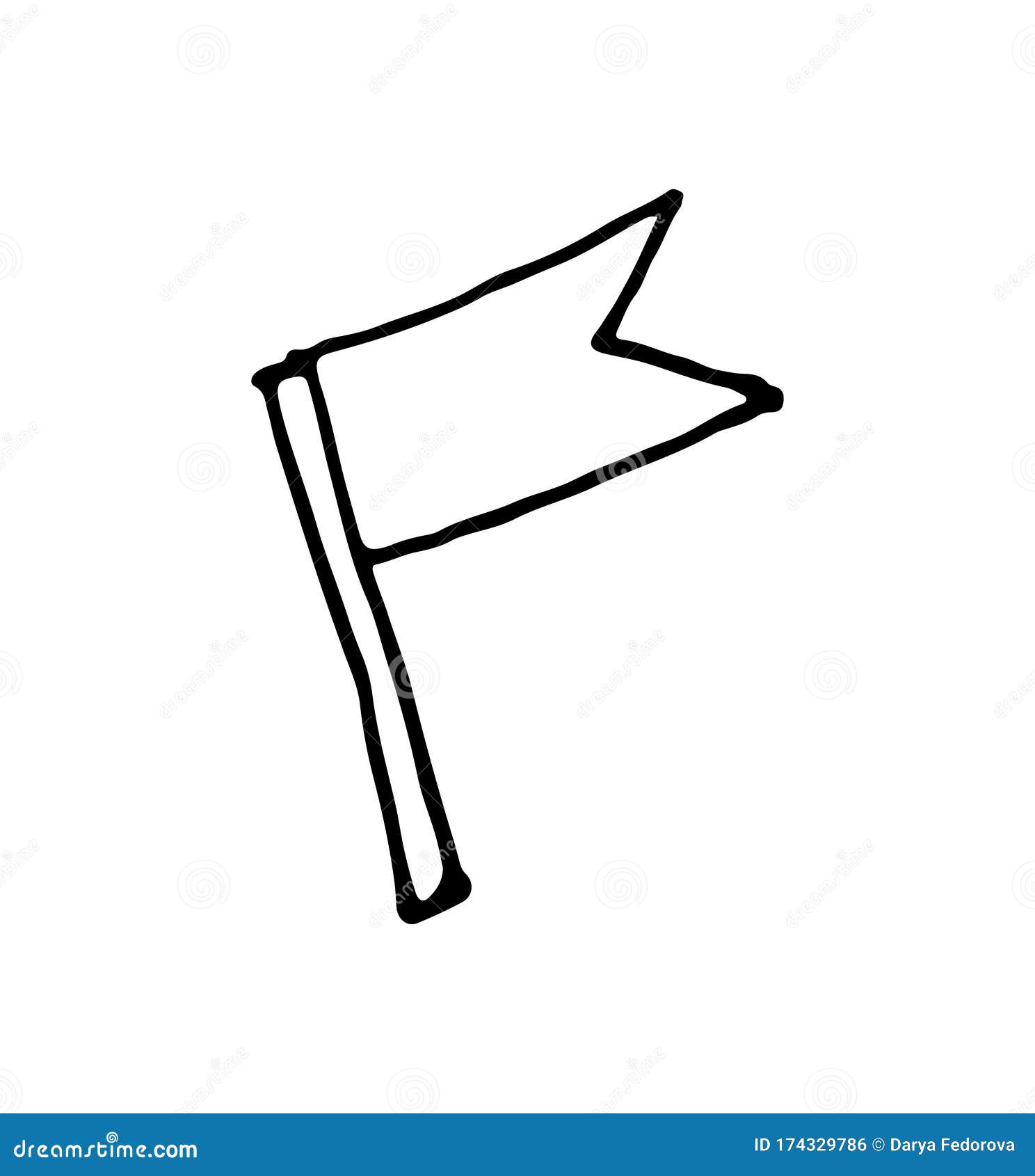 Hand Drawn Vector Sketch Cartoon Doodle Flag Illustration Stock ... Hand Drawn Vector Sketch Cartoon Doodle Flag Illustration Stock ...
