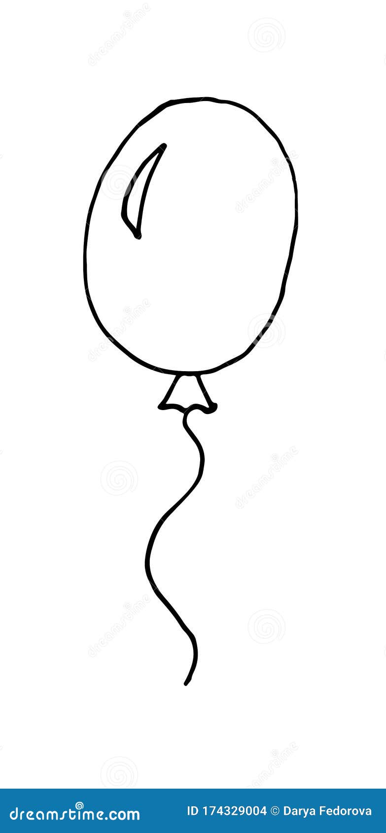 Hand Drawn Vector Sketch Cartoon Doodle Red Balloon Design Illustration ... Hand Drawn Vector Sketch Cartoon Doodle Red Balloon Design Illustration ...