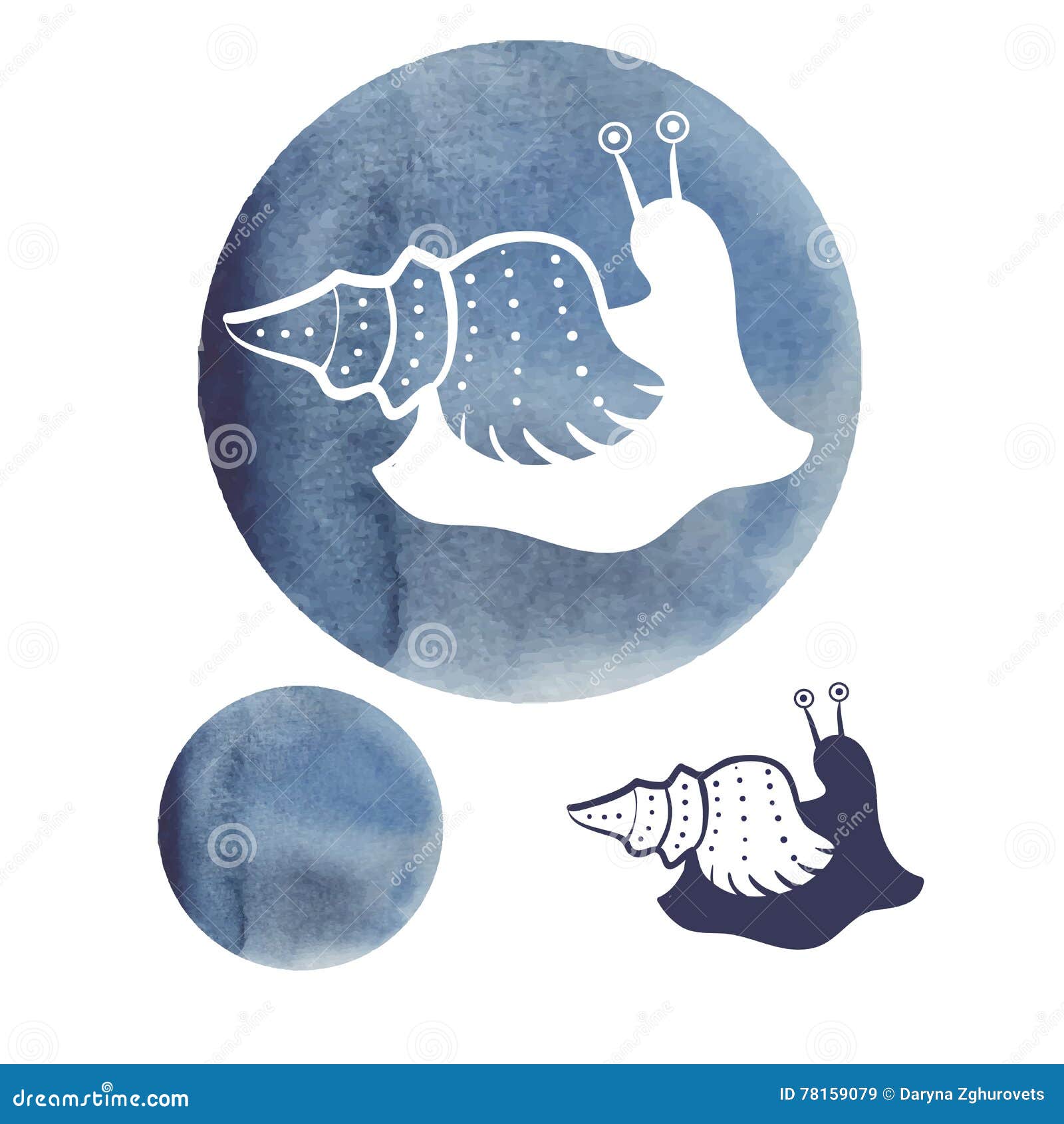 Snail Blue And Yellow. Invertebrate Wildlife. Wild Life Zen Tangle ...