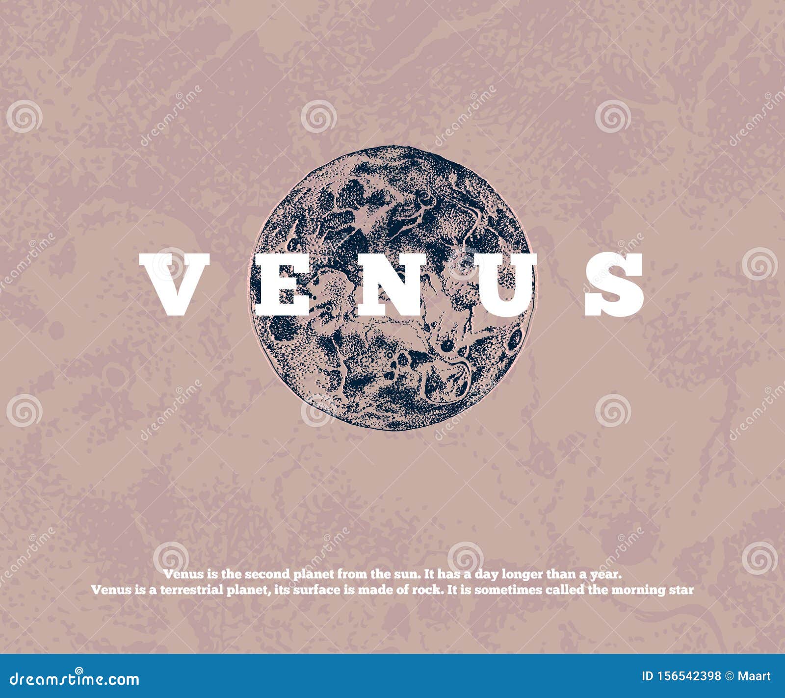 Venus Planet Isolated On White Background. Planet Of Solar System ...