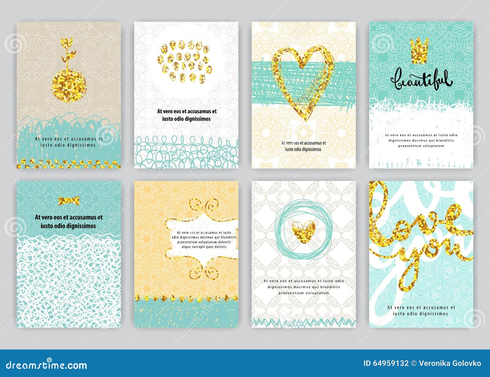 Hand Drawn Vintage Posters Set Stock Vector - Illustration of paper ...