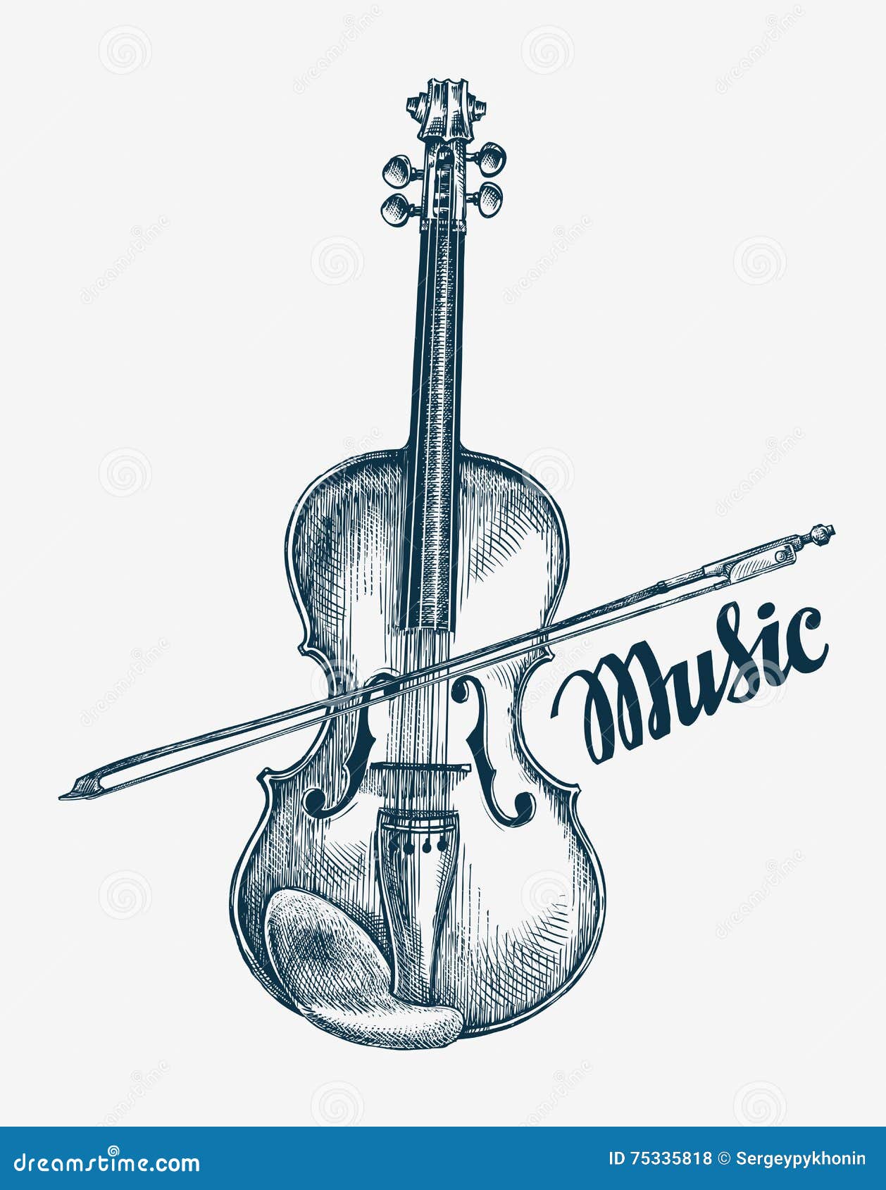 Musical Instrument Drawing