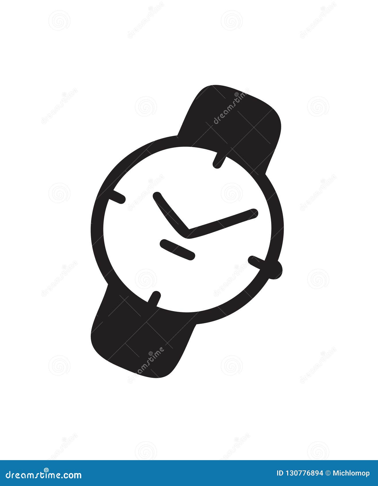 Hand Drawn Watch. Doodle Vector Clocks. Artistic Drawing Object Stock ...