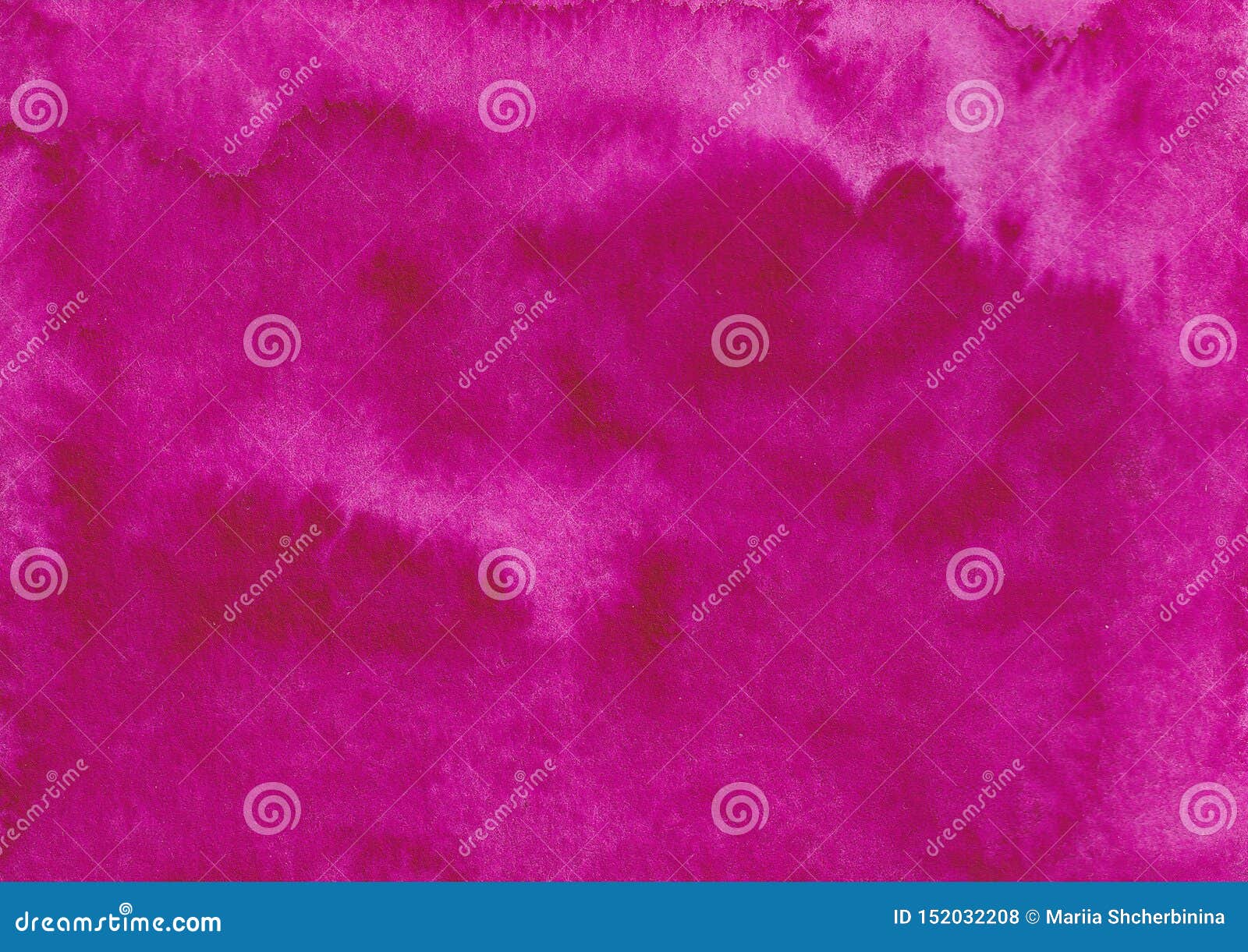 Hand Drawn Watercolor Abstract Bright Pink Ink Background Stock Photo ...