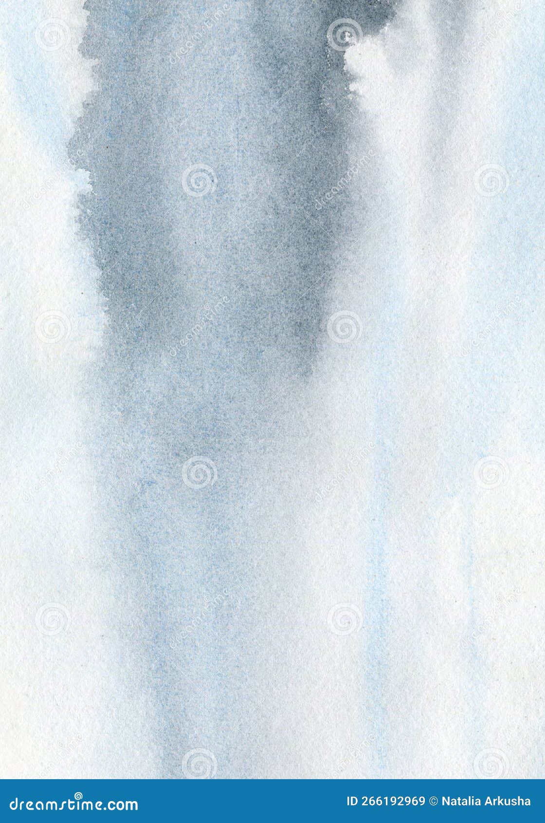 Hand Drawn Watercolor Background in Blue and Grey Colors Stock Image ...