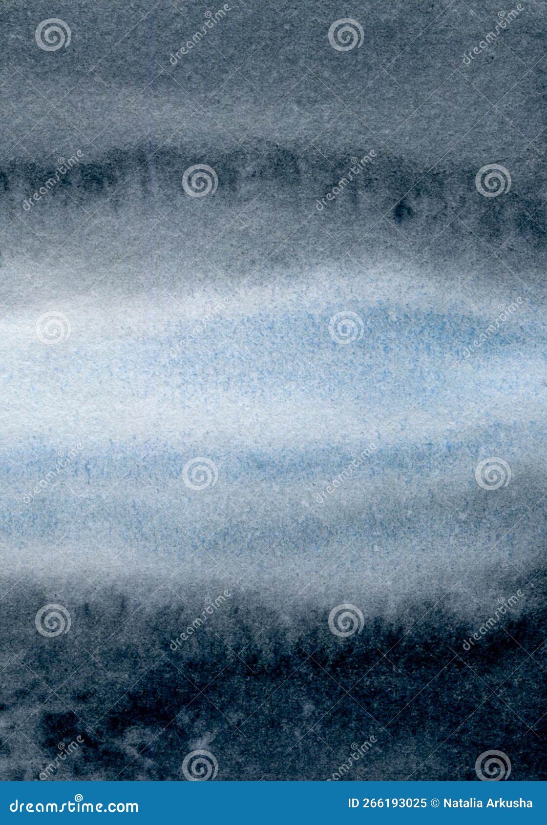 Hand Drawn Watercolor Background in Blue and Grey Colors Stock Image ...