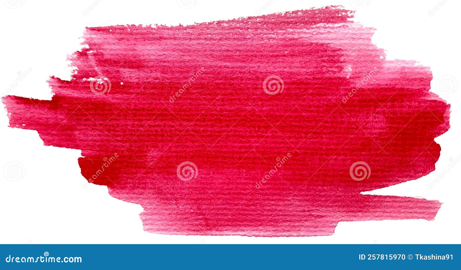 Hand Drawn Watercolor Red Spot Stock Illustration - Illustration of ...