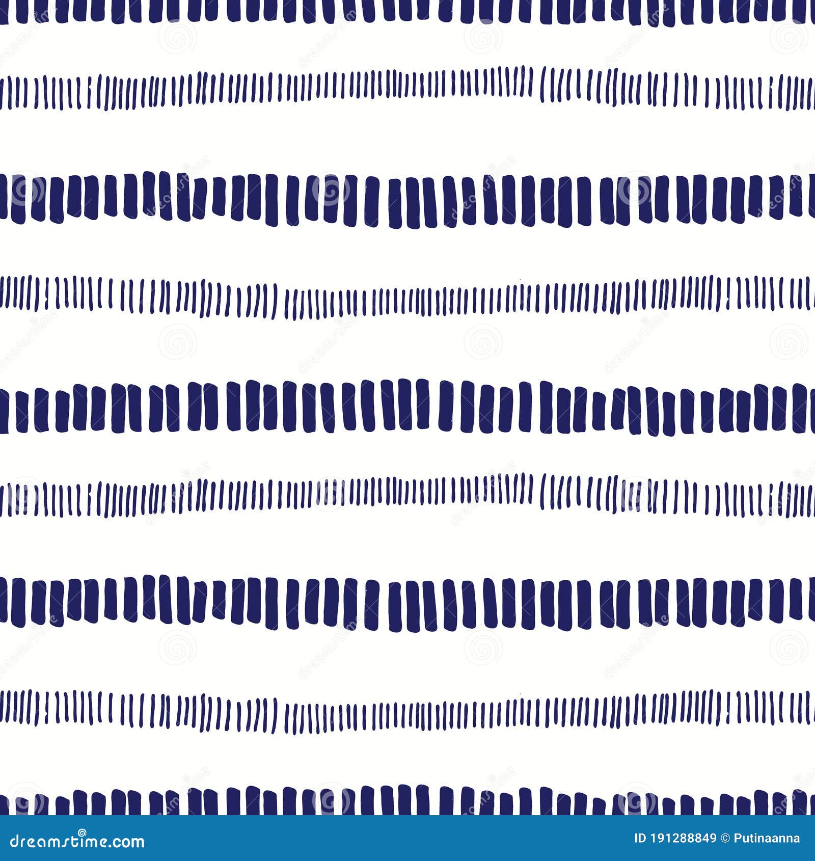 Hand-drawn Whimsical Textured Organic Horizontal Stripes Vector ...