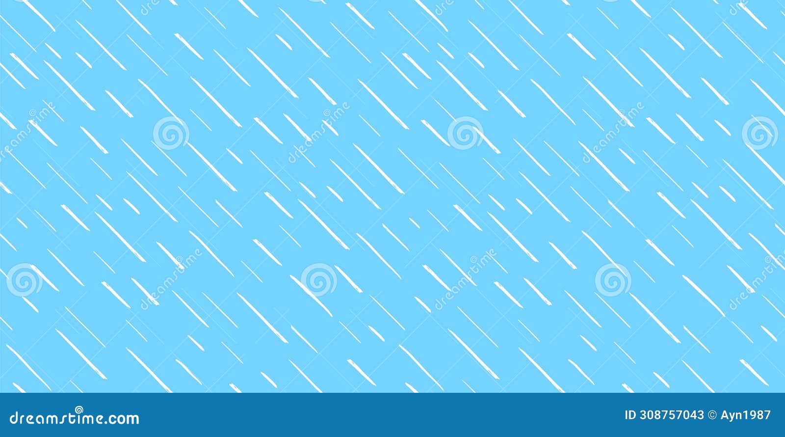 Hand-drawn White Diagonal Lines on Blue Background. Seamless Texture ...