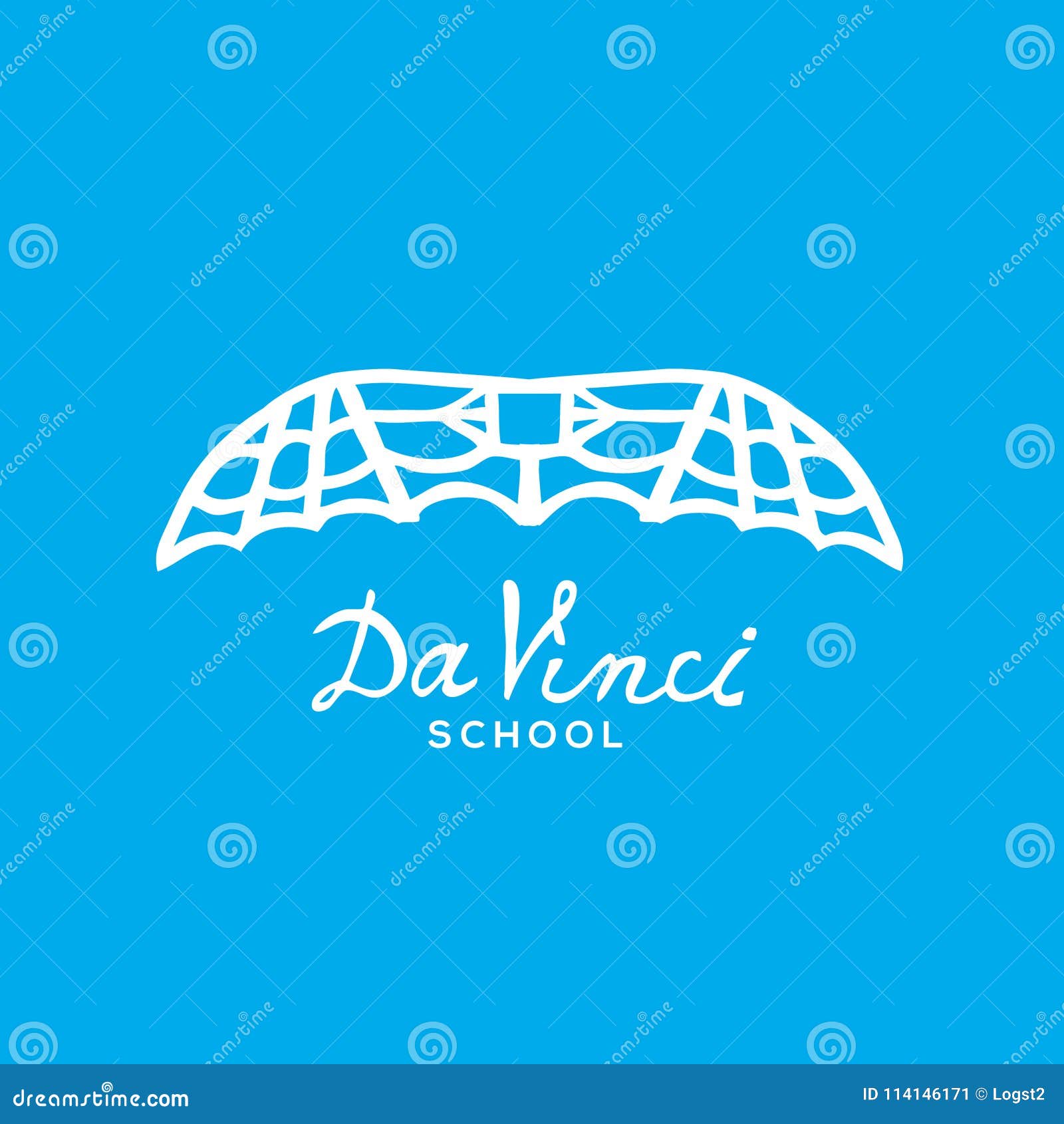 Hand Drawn Wings Vector. School Logo Stock Vector - Illustration of ...