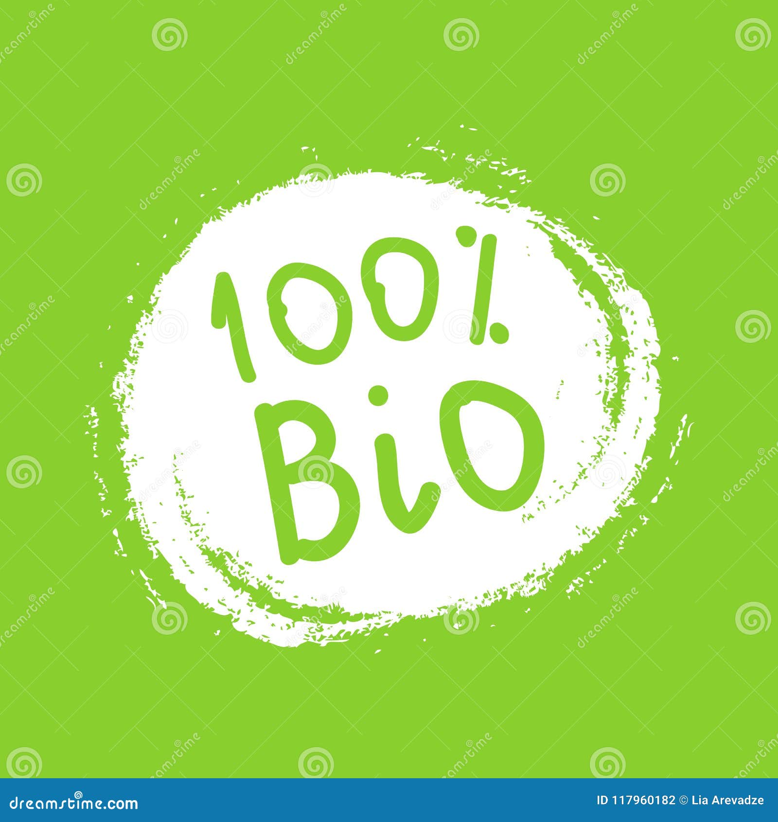 Hand Drawn Word Bio, Typography for Packaging Design. Stock Vector ...