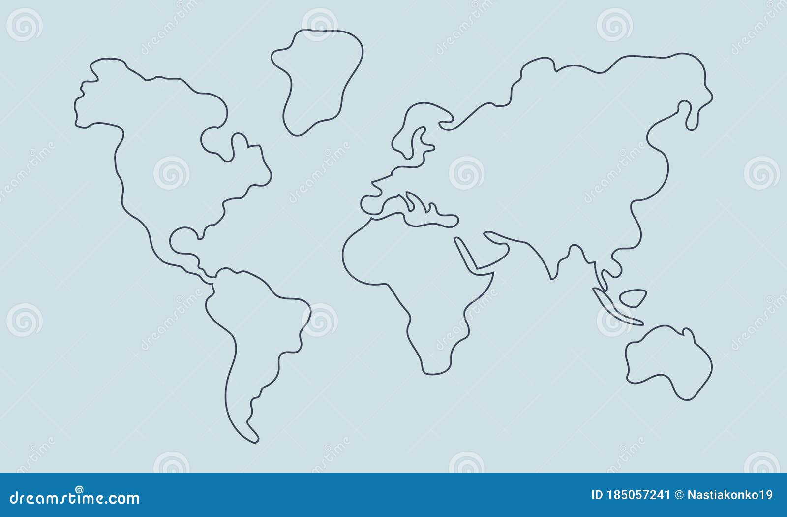 Hand Drawn World Map. Isolated World Map. Vector Illustration. Stock ... Hand Drawn World Map. Isolated World Map. Vector Illustration. Stock ...
