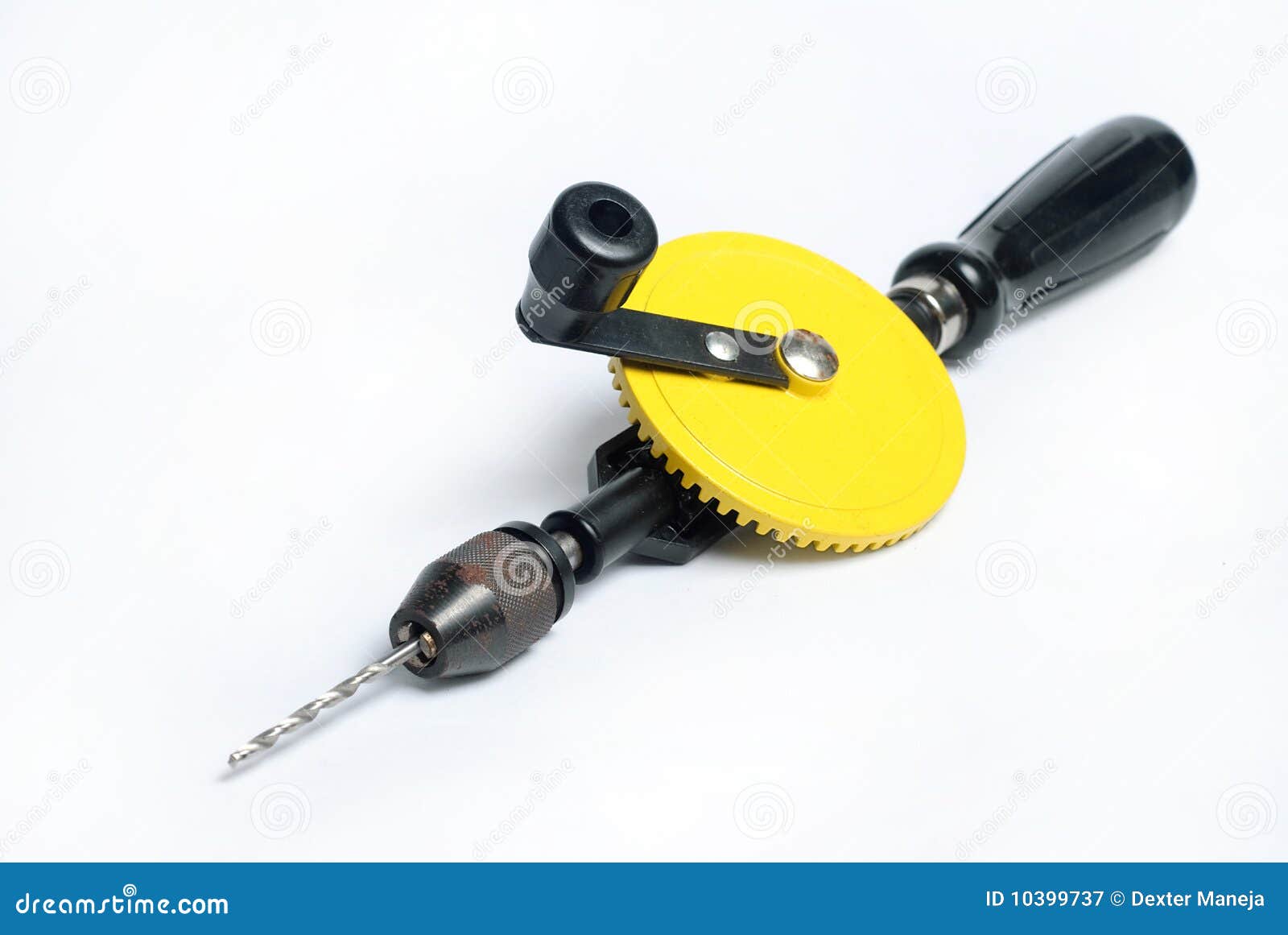 Hand drill stock image. Image of handle, tool, skill - 10399737