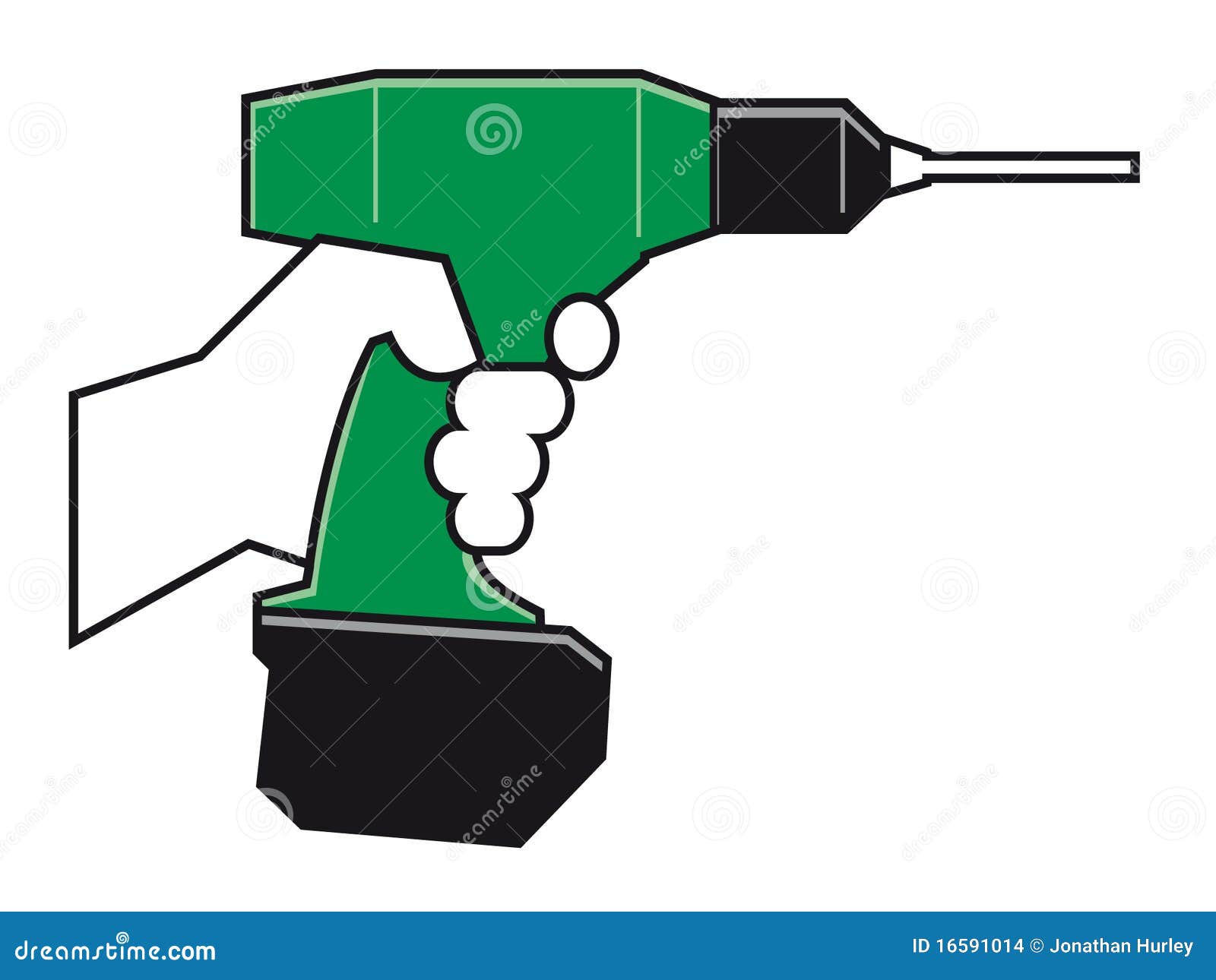Hand Drill stock vector. Illustration of drill, tool - 16591014