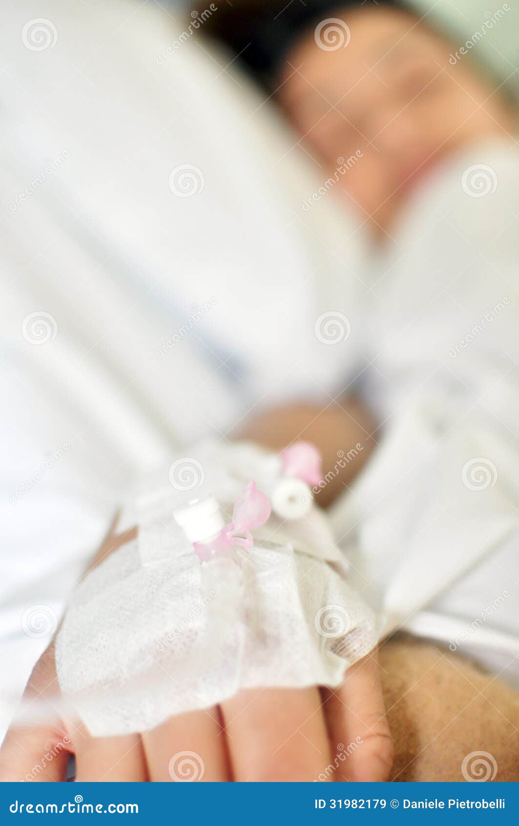 Hand with drip stock image. Image of female, anesthesia - 31982179