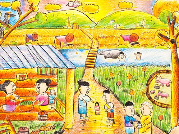 Hand drowing. stock photo. Image of work, mountains, black - 21195242