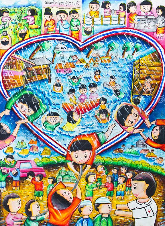 Hand drowing. stock photo. Image of group, colours, canvas - 22158450