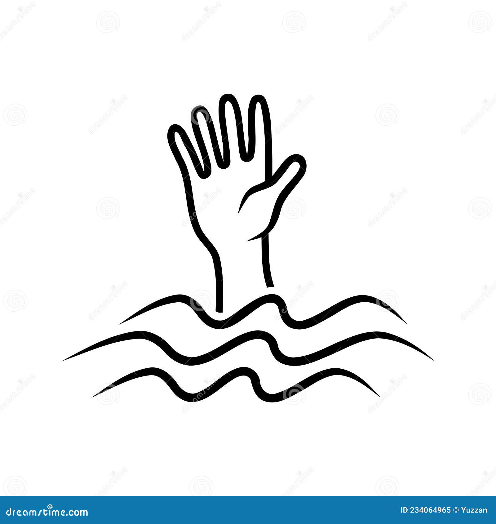 Hand Drown Icon Sign Vector Illustration on White Background Stock ...
