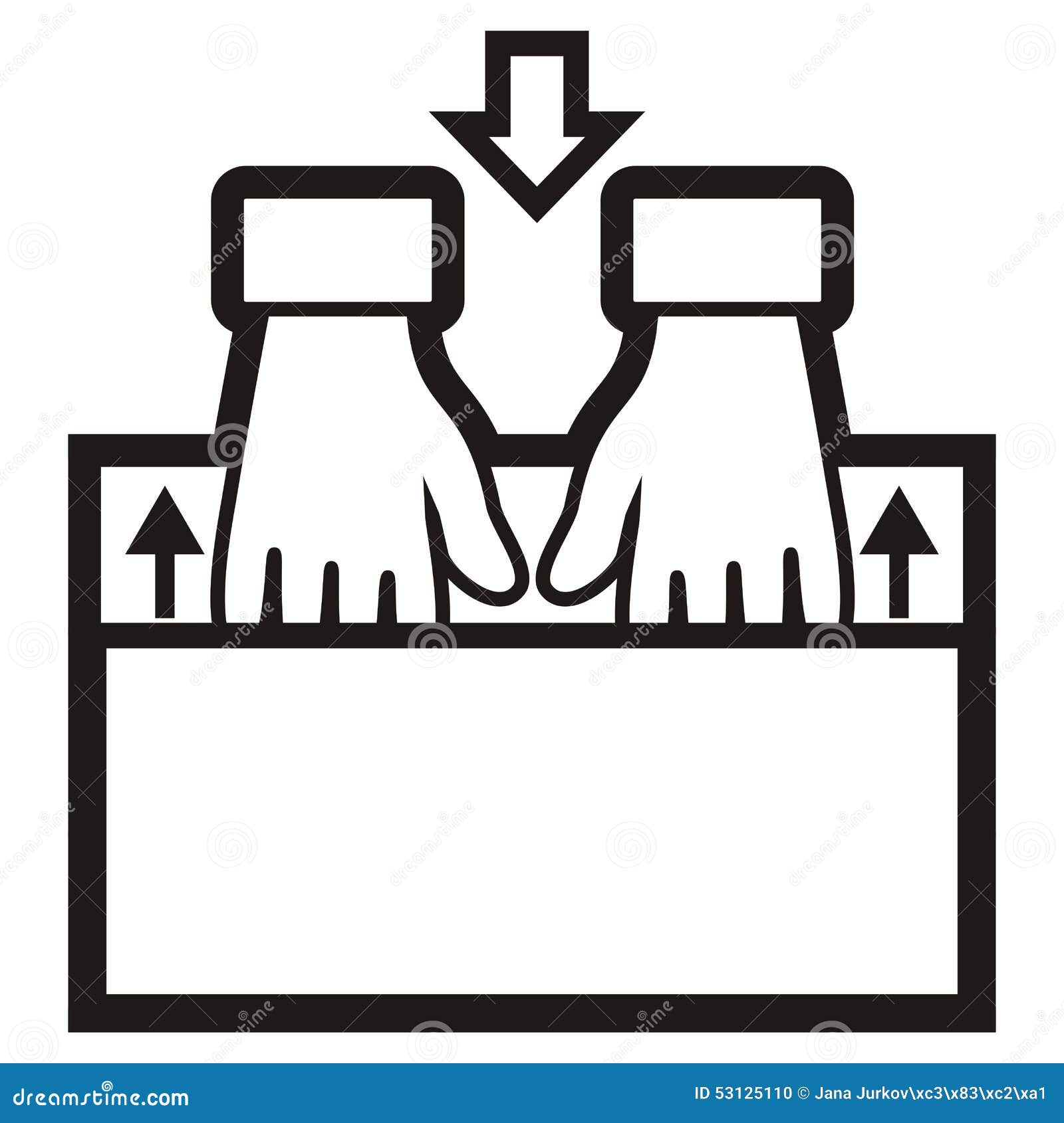 Hand dryer stock vector. Illustration of electric, hygiene - 53125110
