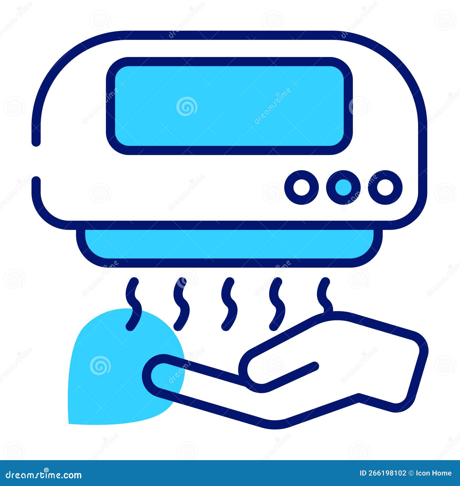 Hand Dryer Vector Design in Modern and Trendy Style Stock Vector ...