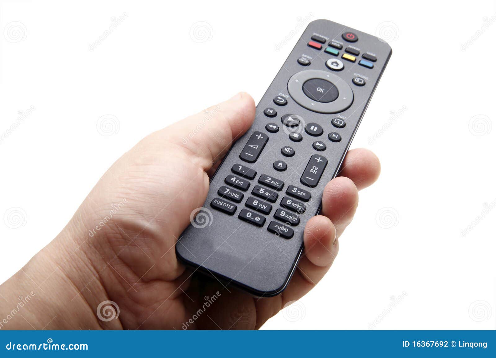 Hand with Dvd Remote Control Stock Photo - Image of concept, digital ...
