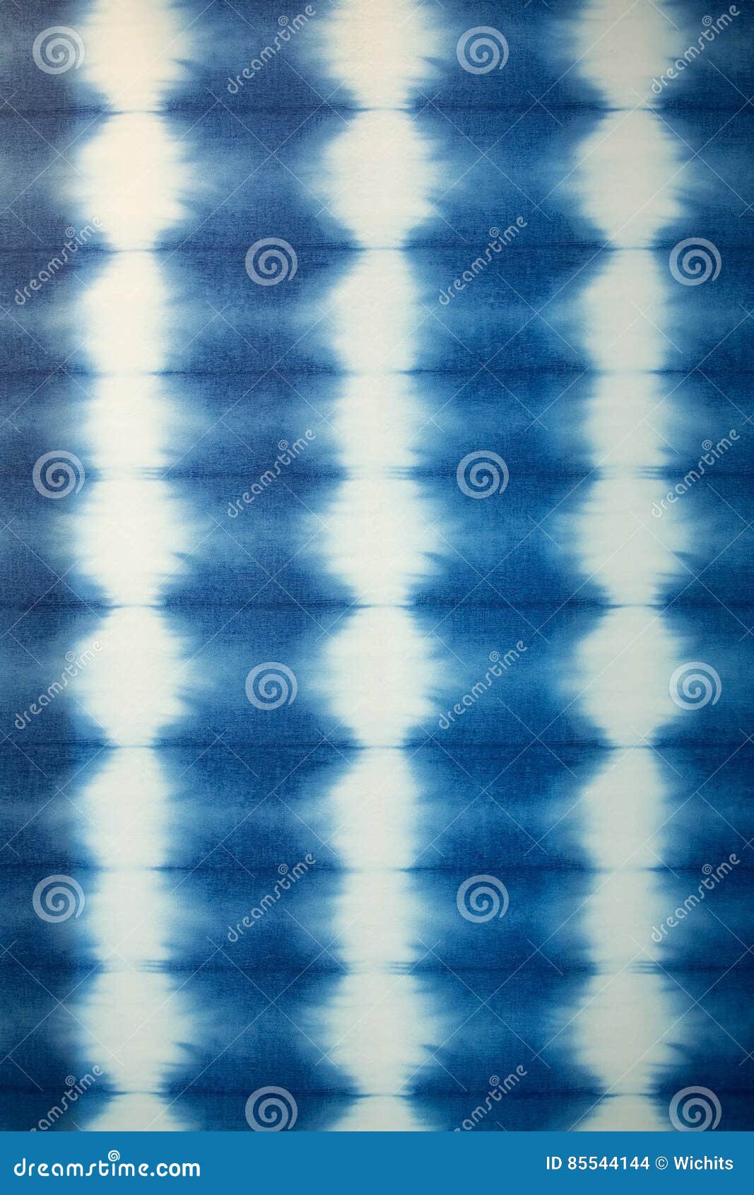 Hand dyed indigo fabric. stock photo. Image of apparel - 85544144