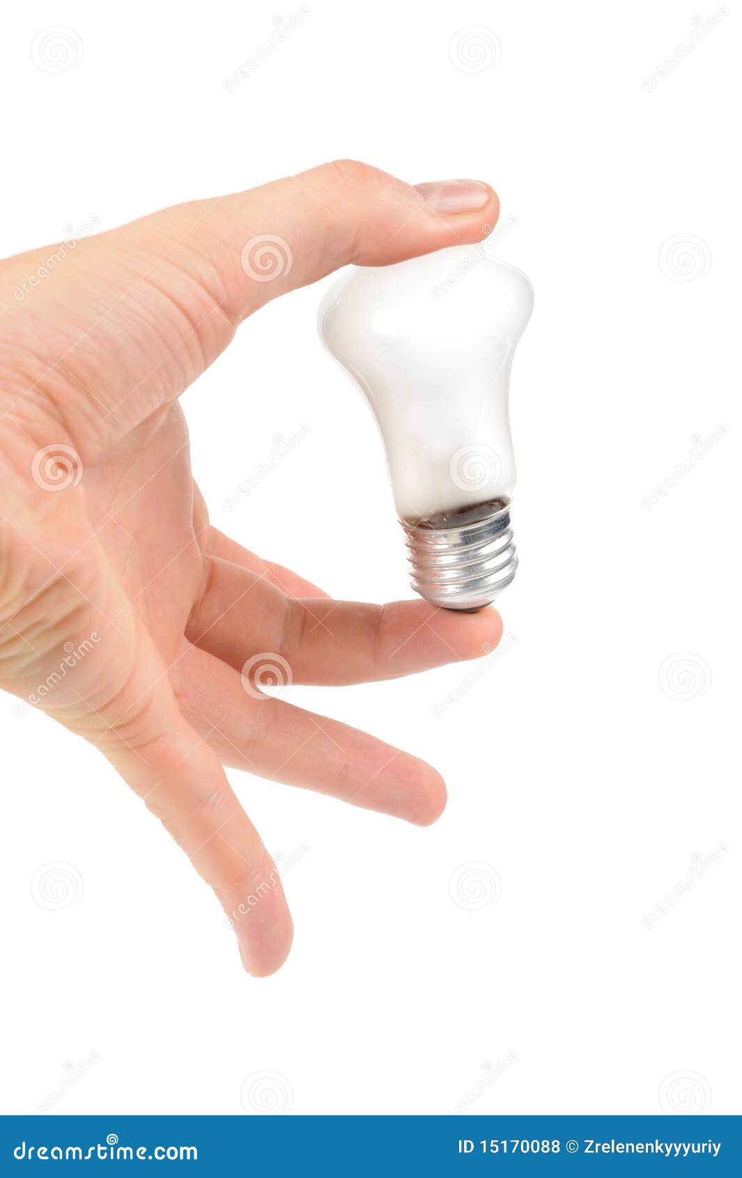 Hand with electric bulb stock photo. Image of lamp, glass - 15170088
