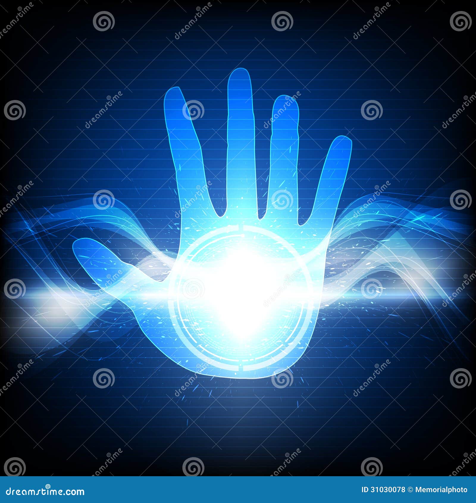 Hand with Electricity Sparkle Stock Vector - Illustration of bolt ...