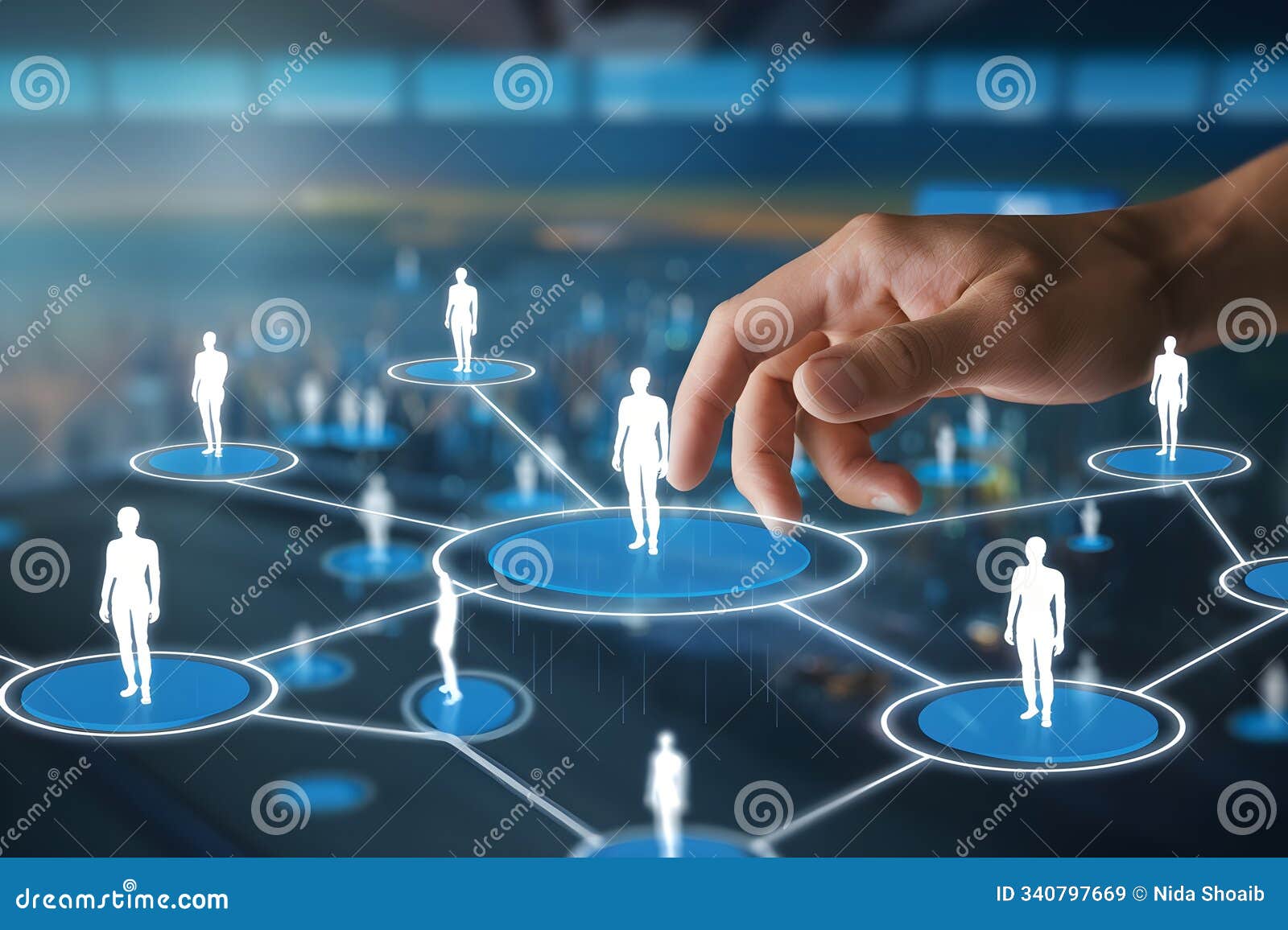 Hand Engages with Digital Screen, Highlighting Human Connectivity in ...